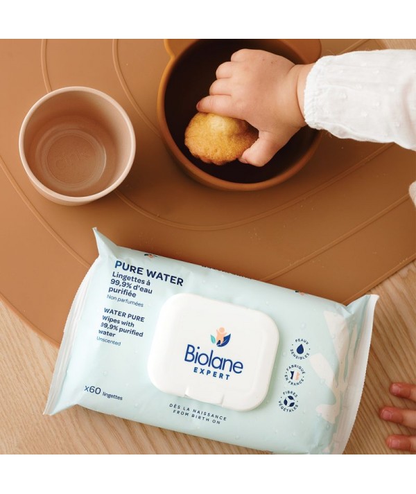 BIOLANE Lingettes Pure Water 48pcs