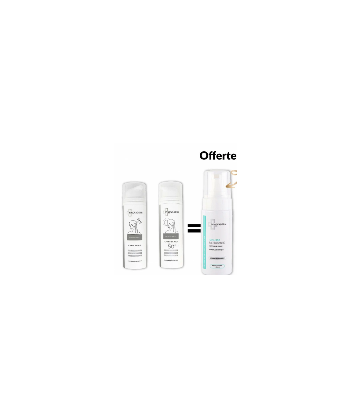 INNOVADERM PACK DEPIGMENTANT JOUR et NUIT - PEAU SECHE